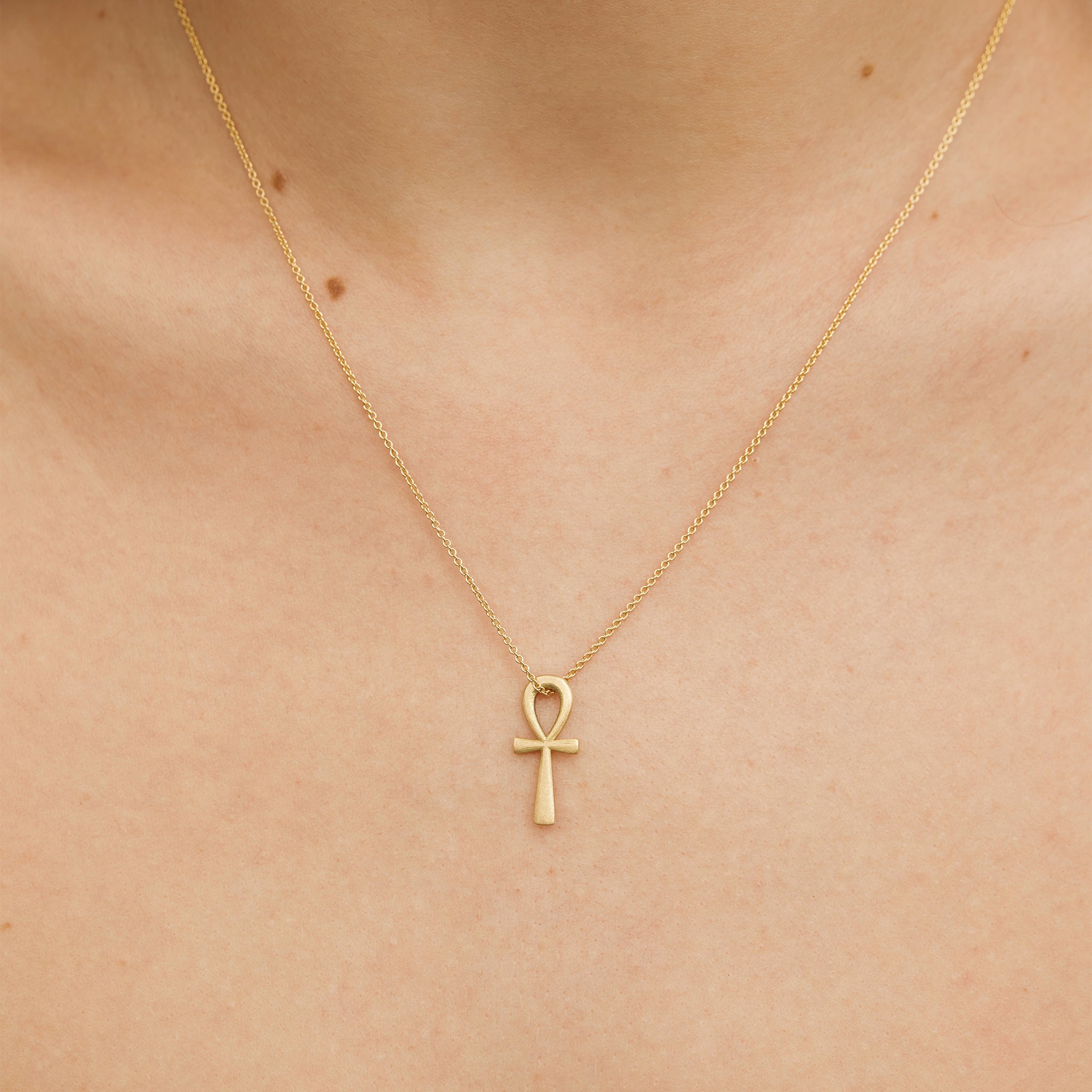 Ankh Necklace - 9ct Gold | Gold Necklace Australia| By Baby